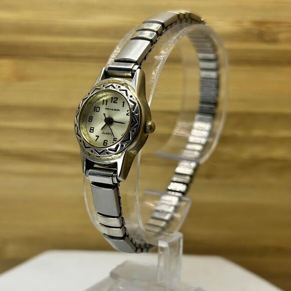 Milan | Accessories | Milan Pretty Vintage Ladies Quartz Two Toned ...